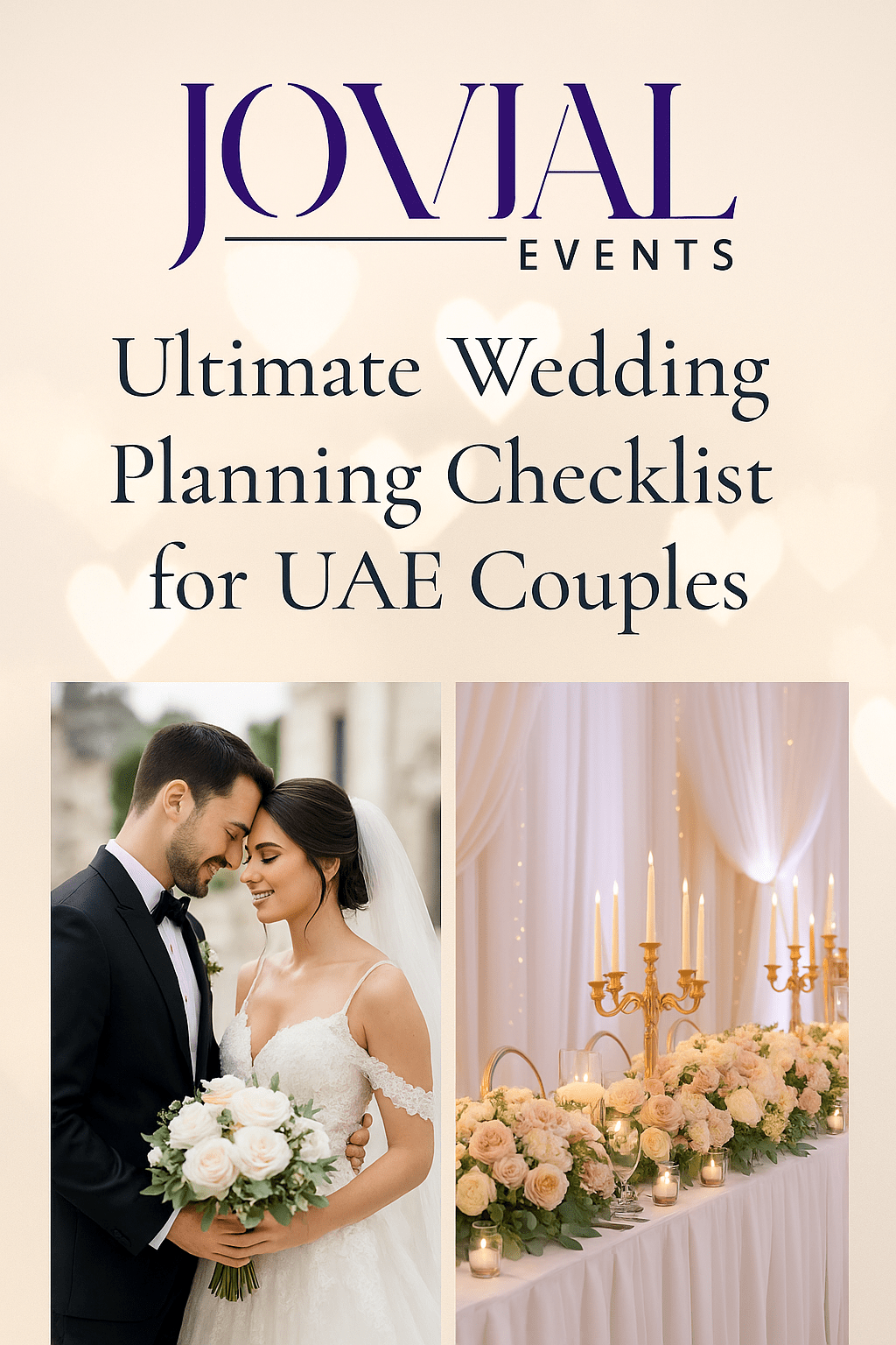 Ultimate Wedding Planning Checklist for UAE Couples (by Jovial Events)